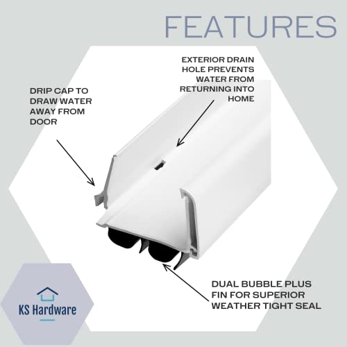 Adjustable Double Bubble Door Sweep – KS Hardware